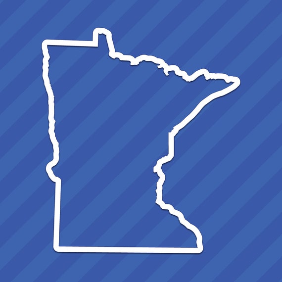 Minnesota MN State Outline Vinyl Decal Sticker - Etsy