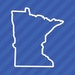 Minnesota MN State Outline Vinyl Decal Sticker - Etsy