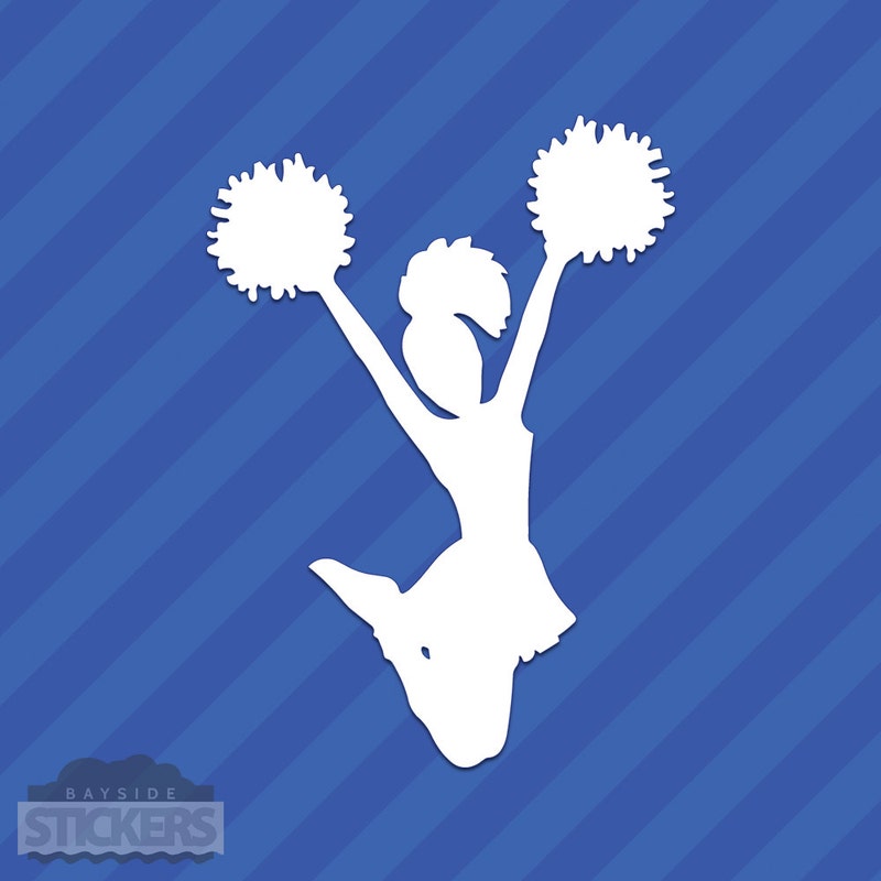 Cheerleader Decal - Etsy
