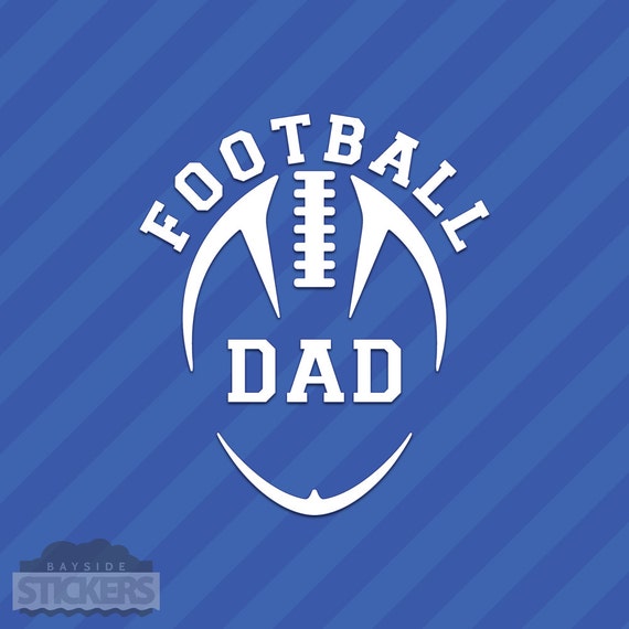 Football Dad Vinyl Decal Sticker - Etsy