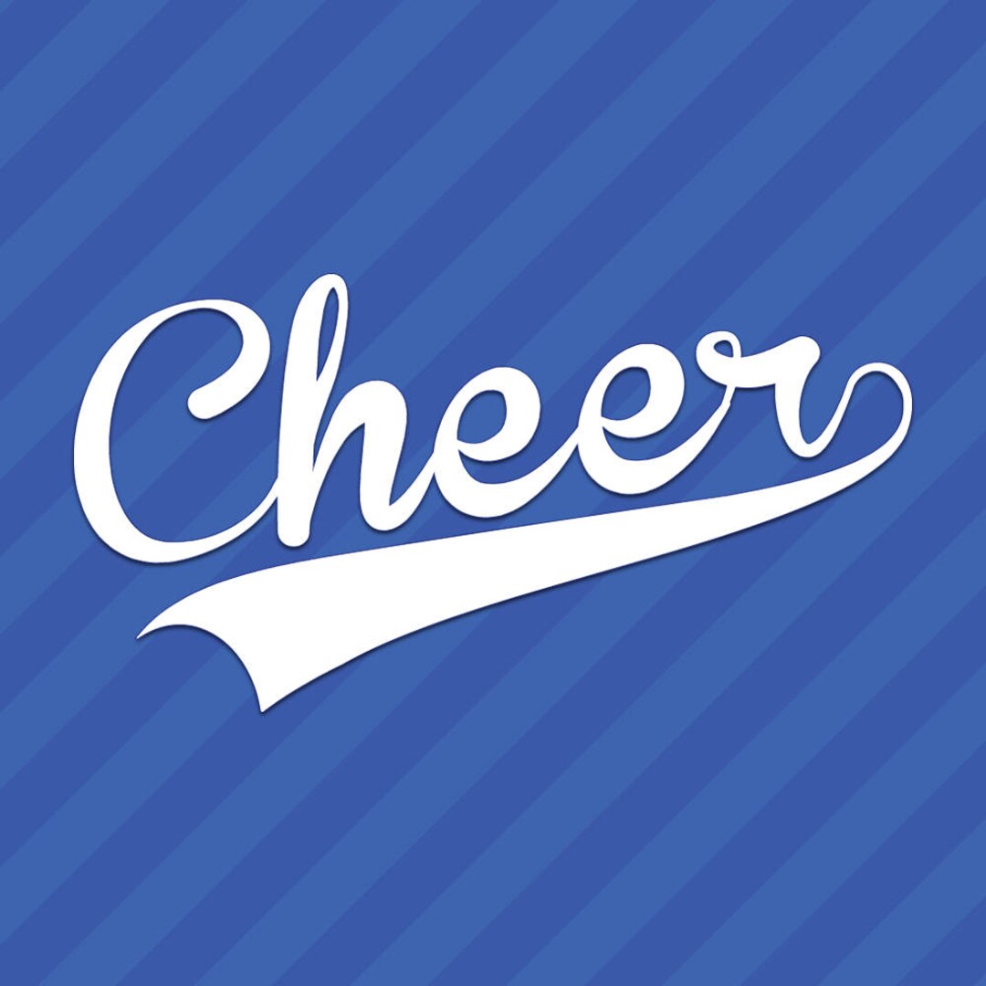 Cheer Vinyl Decal Sticker Cheerleading - Etsy