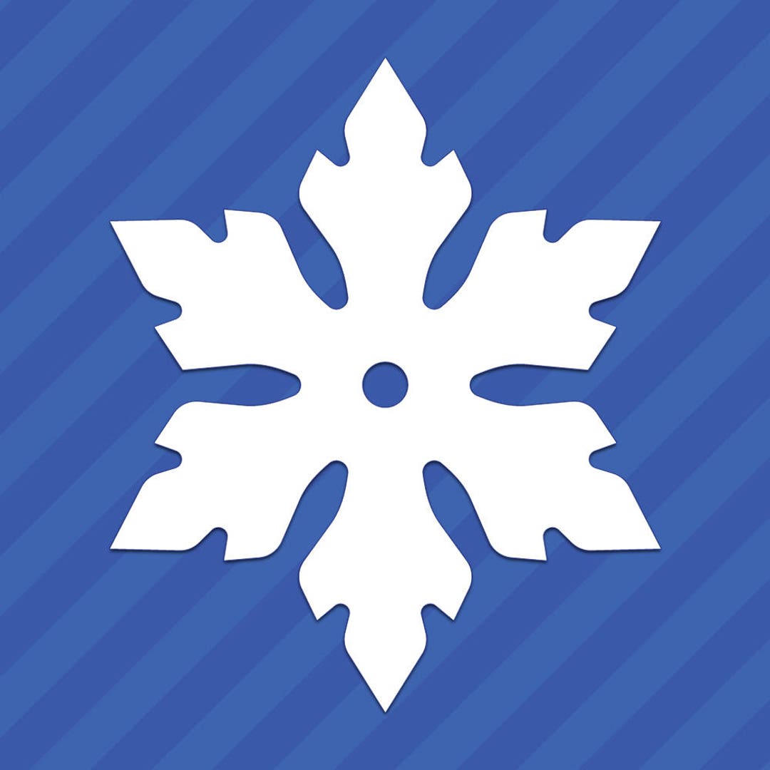 Snowflake Vinyl Decal Sticker - Etsy