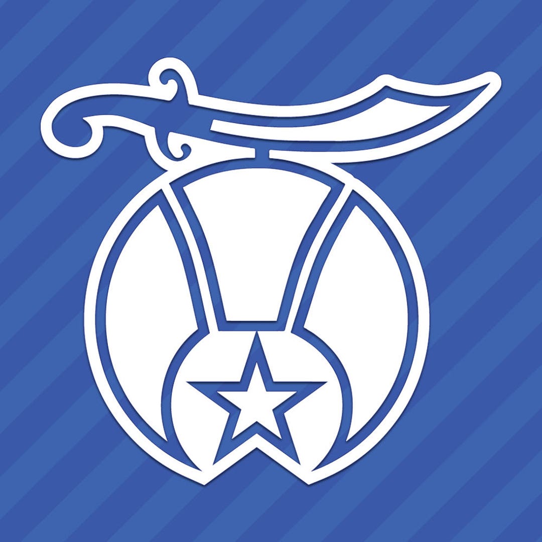 Shriner Symbol Vinyl Decal Sticker - Etsy