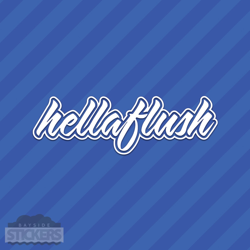 Hellaflush Logo Sticker