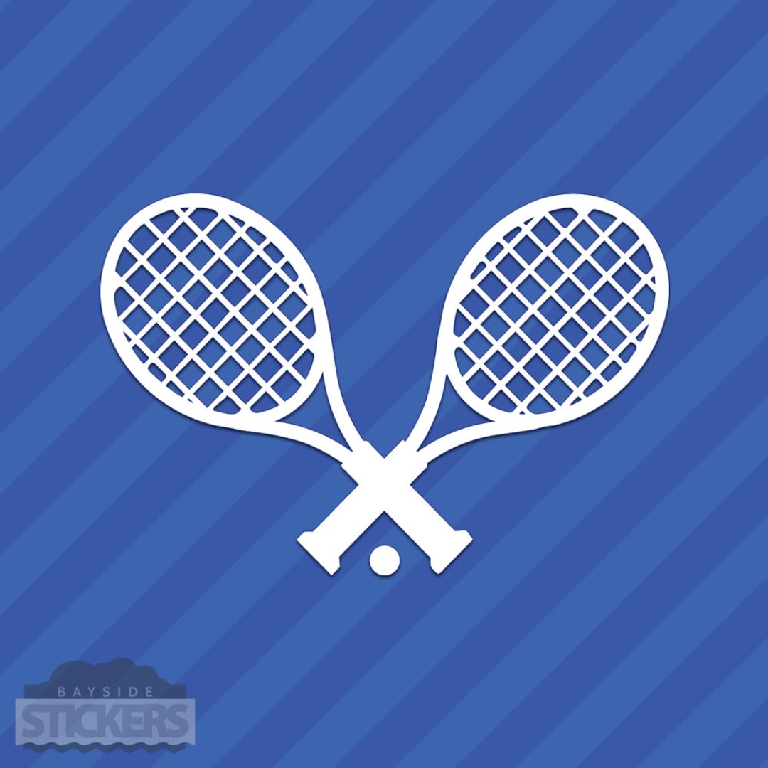 Tennis Rackets Vinyl Decal Sticker - Etsy