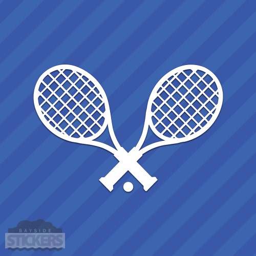 Tennis Rackets Vinyl Decal Sticker - Etsy