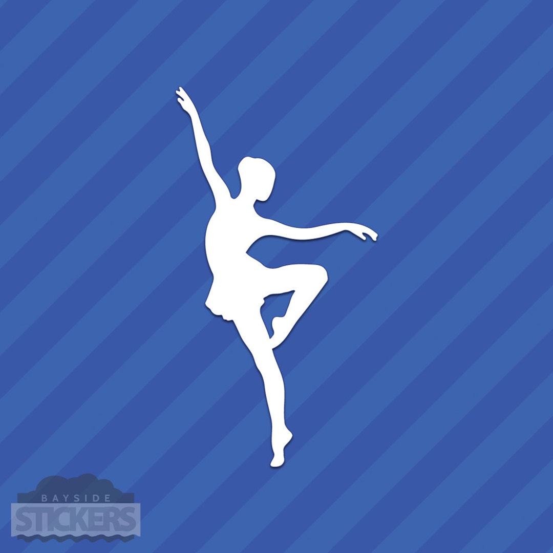Ballet Dancer Vinyl Decal Sticker Ballerina Dancing - Etsy