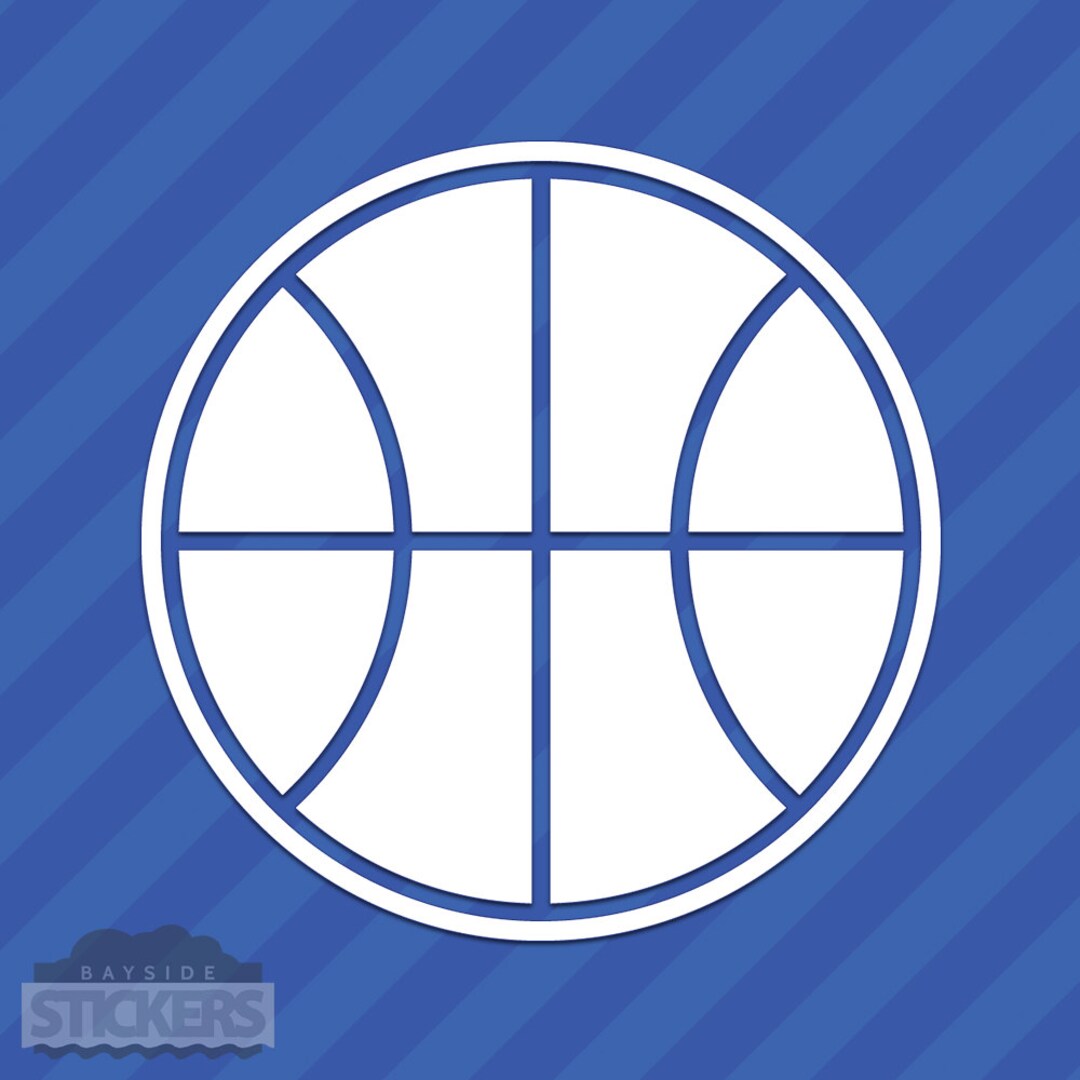 Basketball Vinyl Decal Sticker Hoops Ball B-ball Sports - Etsy