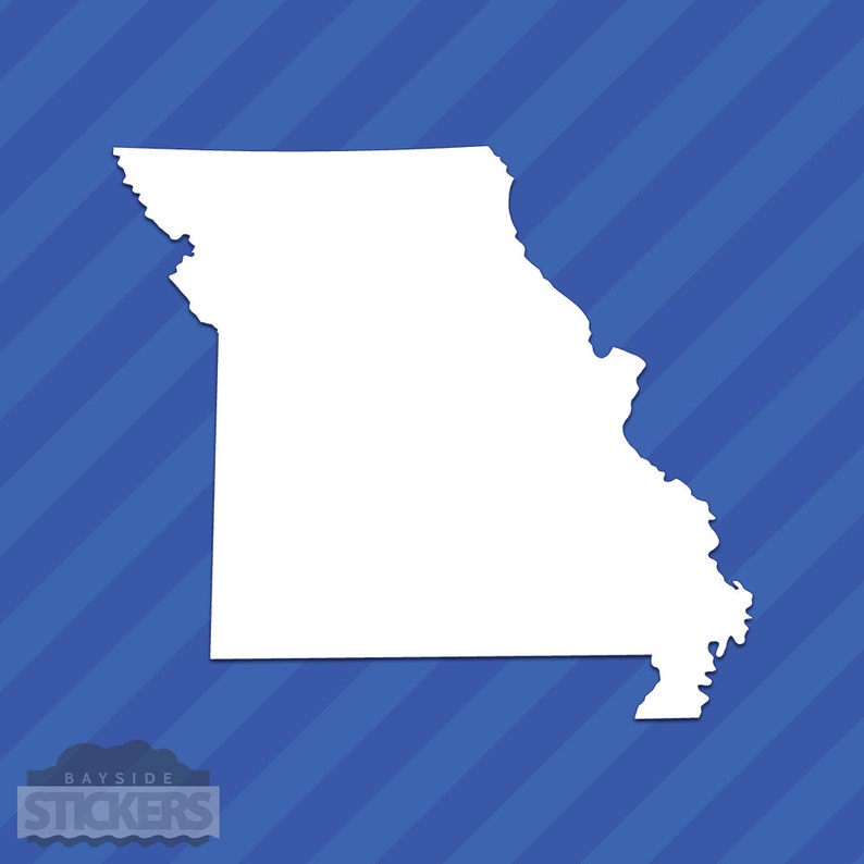 Missouri MO State Outline Vinyl Decal Sticker - Etsy