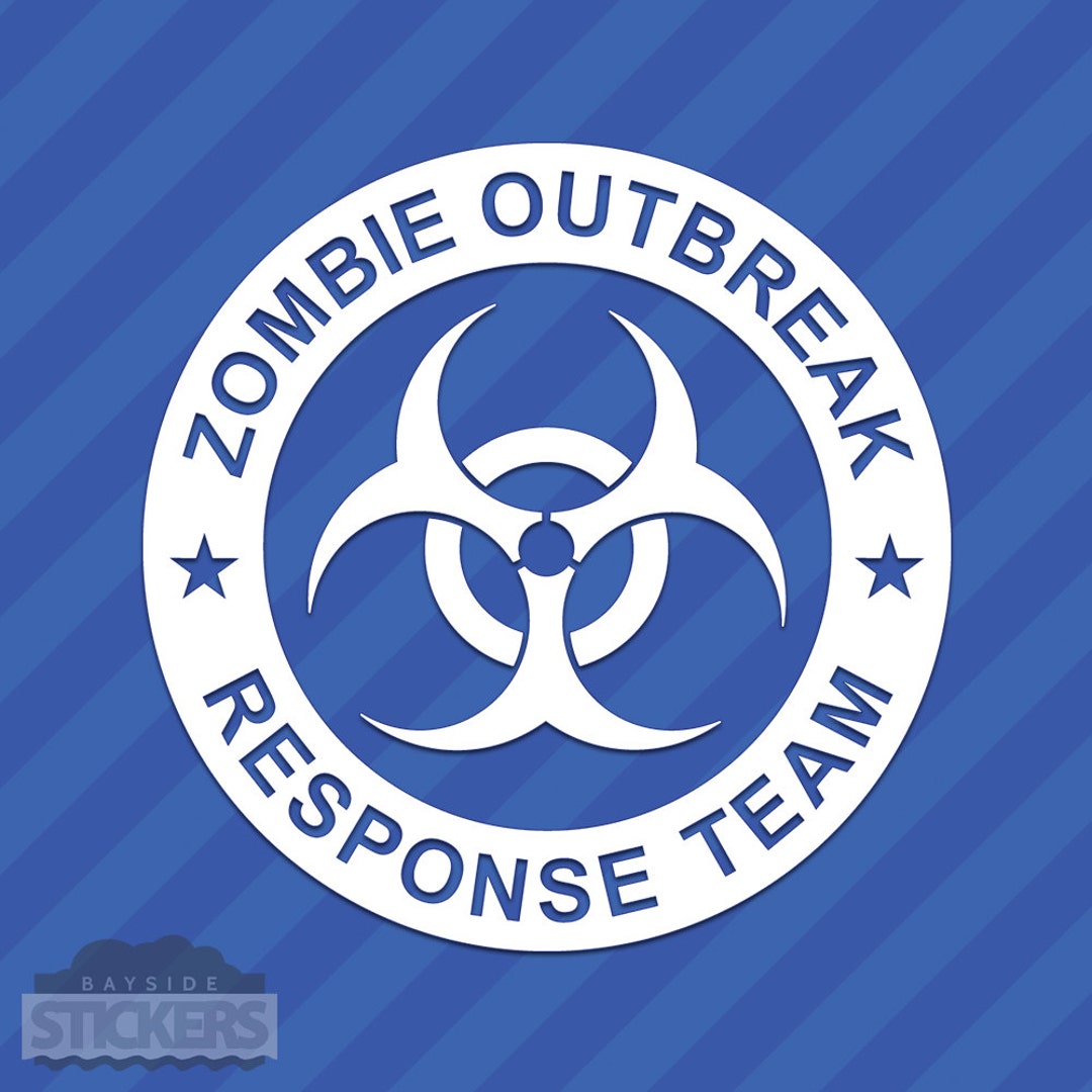 Zombie Outbreak Response Team Vinyl Decal Sticker - Etsy