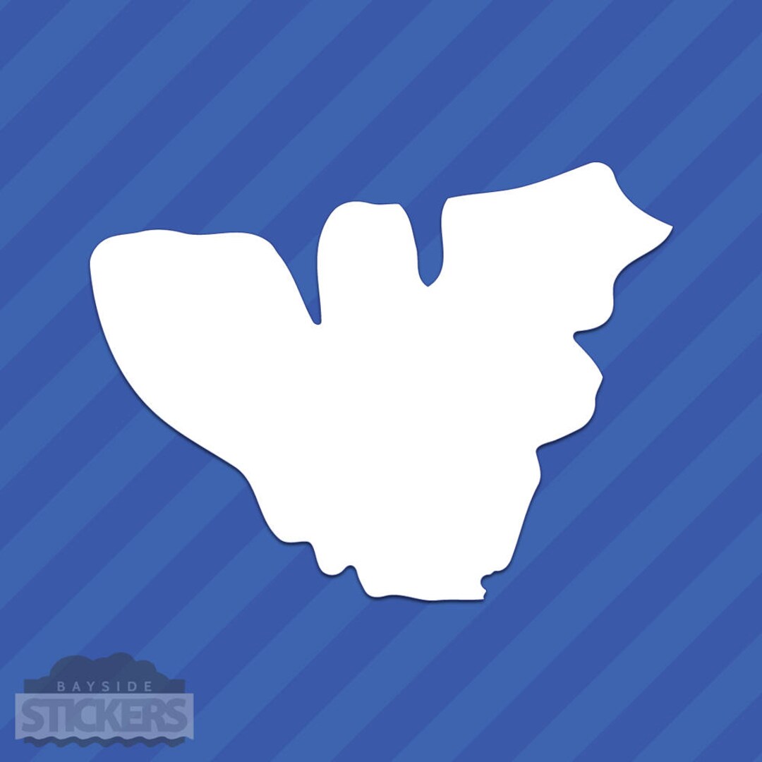 Moorea Island Outline Vinyl Decal Sticker - Etsy