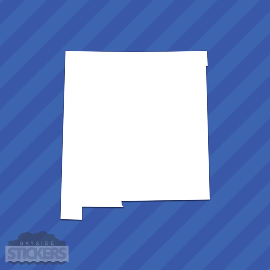 New Mexico NM State Outline Vinyl Decal Sticker - Etsy