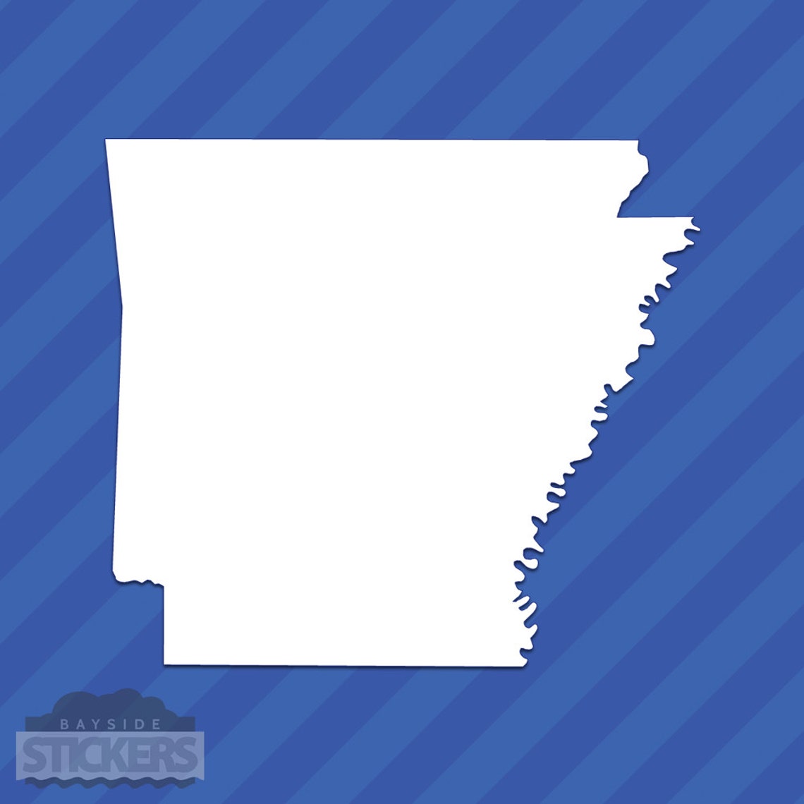 Arkansas AR State Outline Vinyl Decal Sticker - Etsy