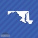 Maryland MD State Outline Vinyl Decal Sticker - Etsy