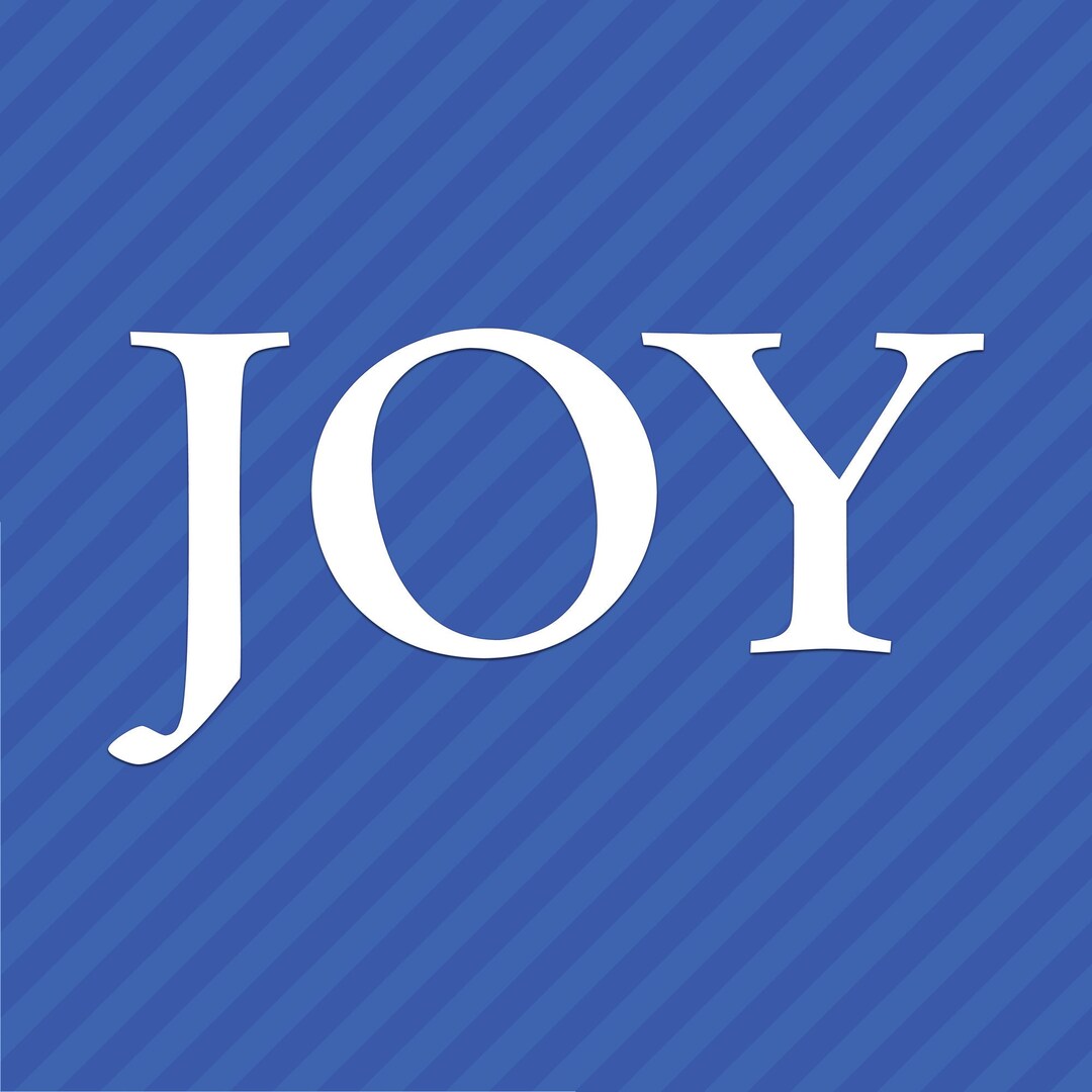 Joy Vinyl Decal Sticker - Etsy