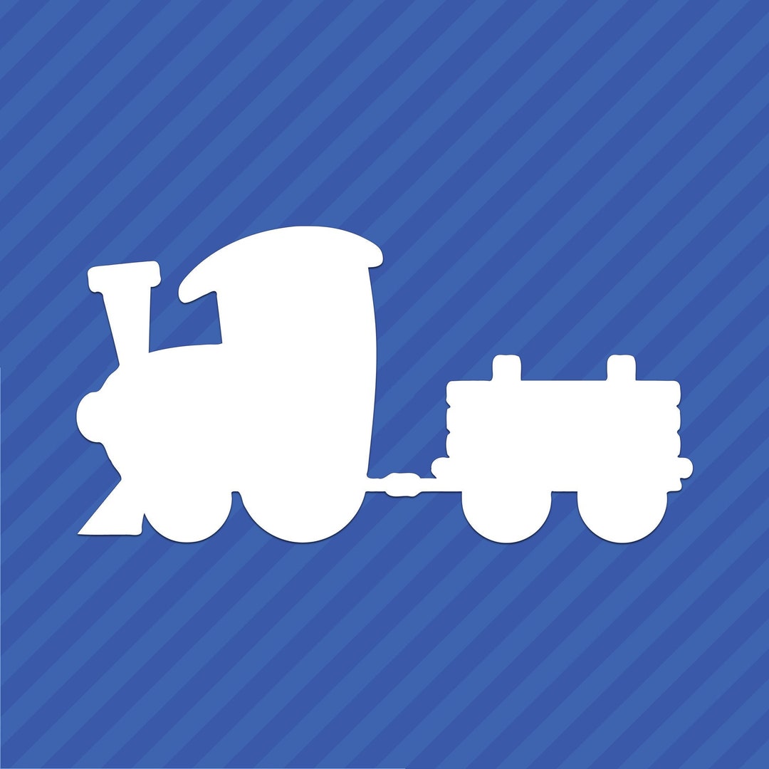 Toy Train Vinyl Decal Sticker - Etsy