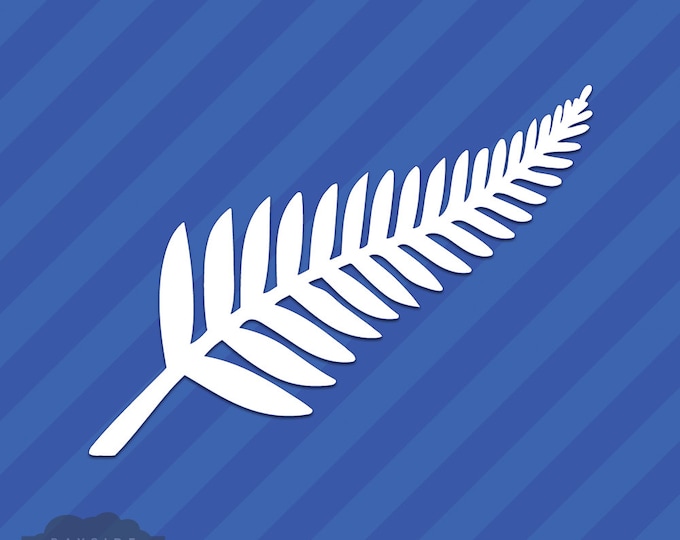 New Zealand Silver Fern Vinyl Decal Sticker Kiwi - Etsy