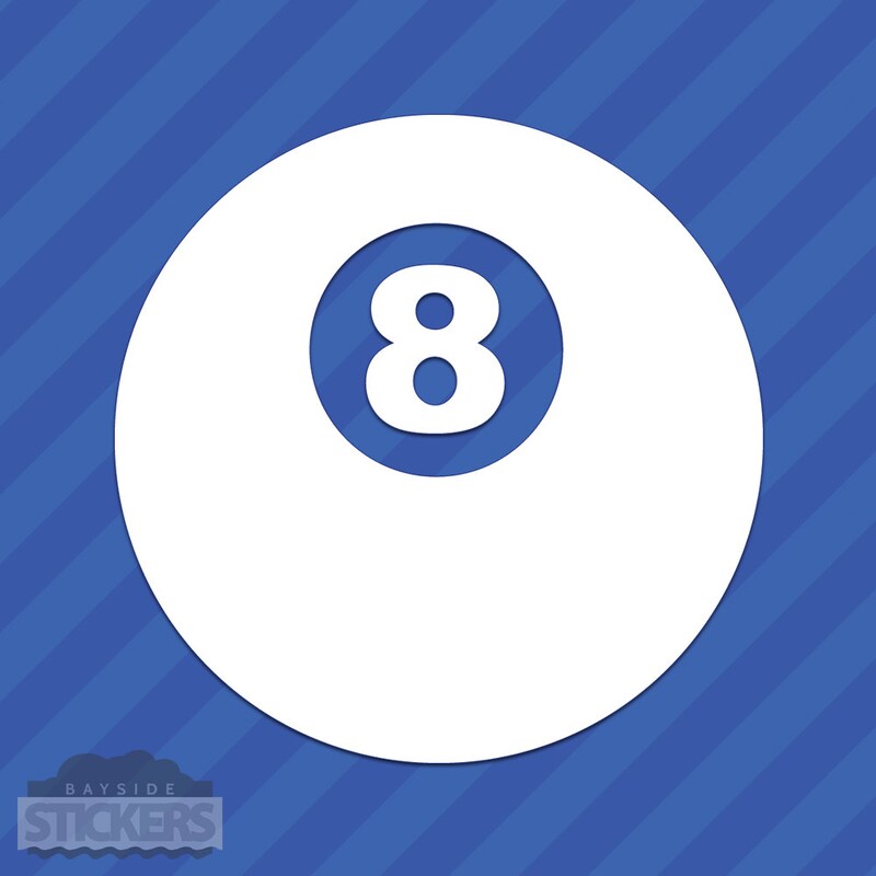 8 Ball Decal - Etsy