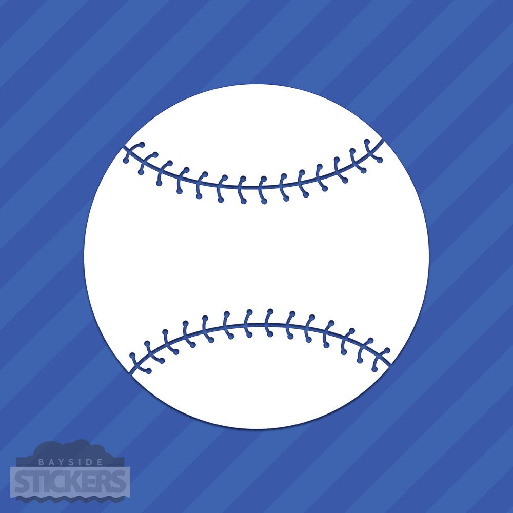 Baseball Vinyl Decal Sticker | Etsy