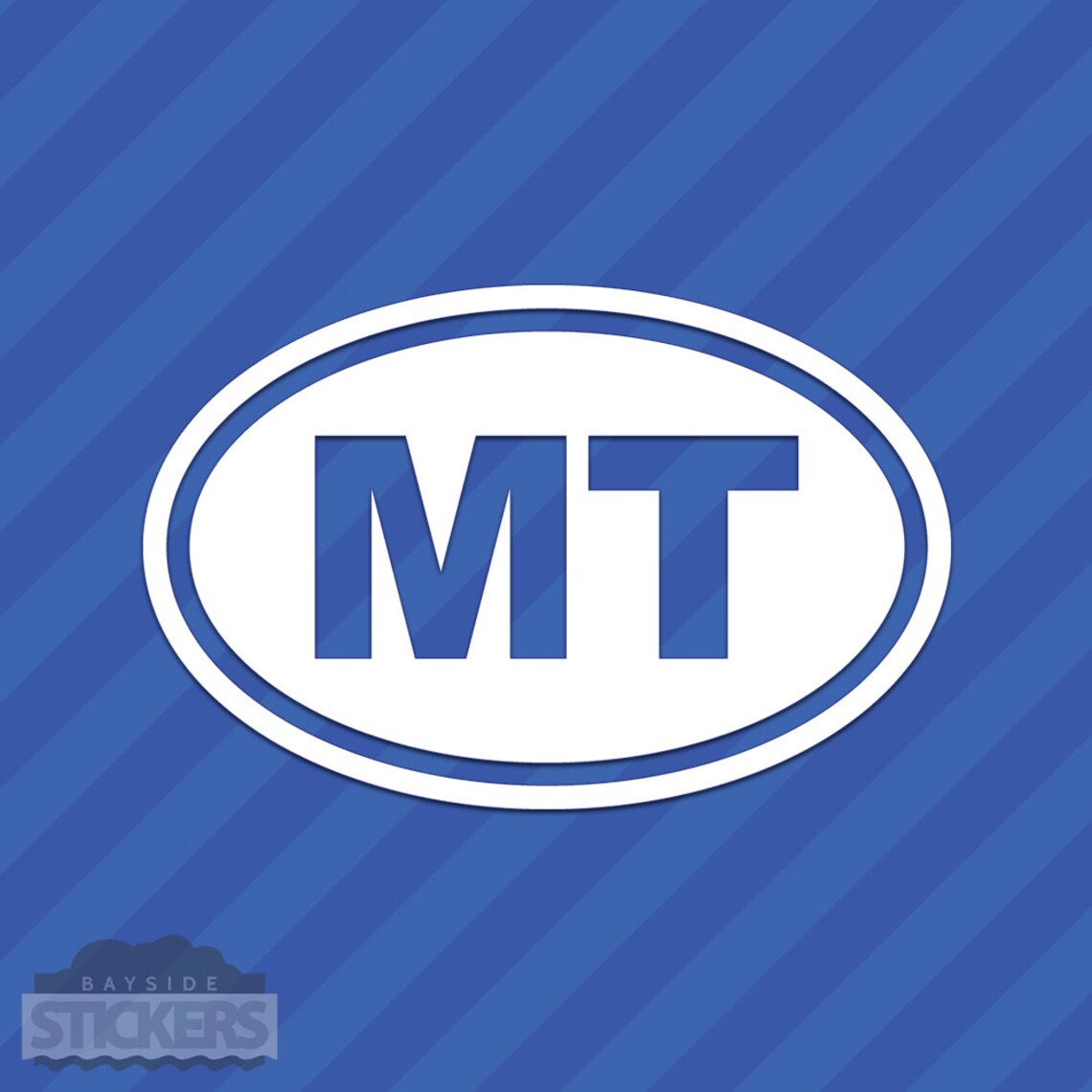 Montana MT Oval Vinyl Decal Sticker - Etsy