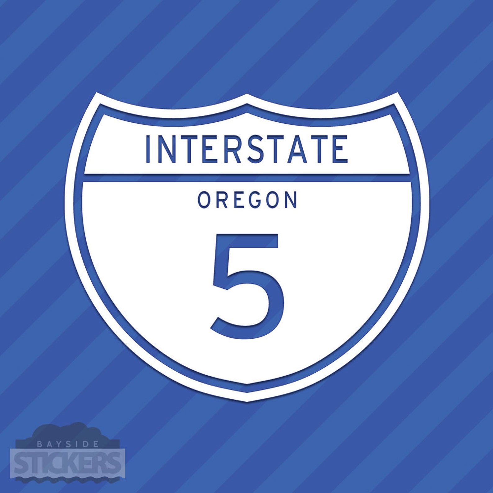Interstate 5 Oregon Vinyl Decal Sticker Freeway Highway | Etsy