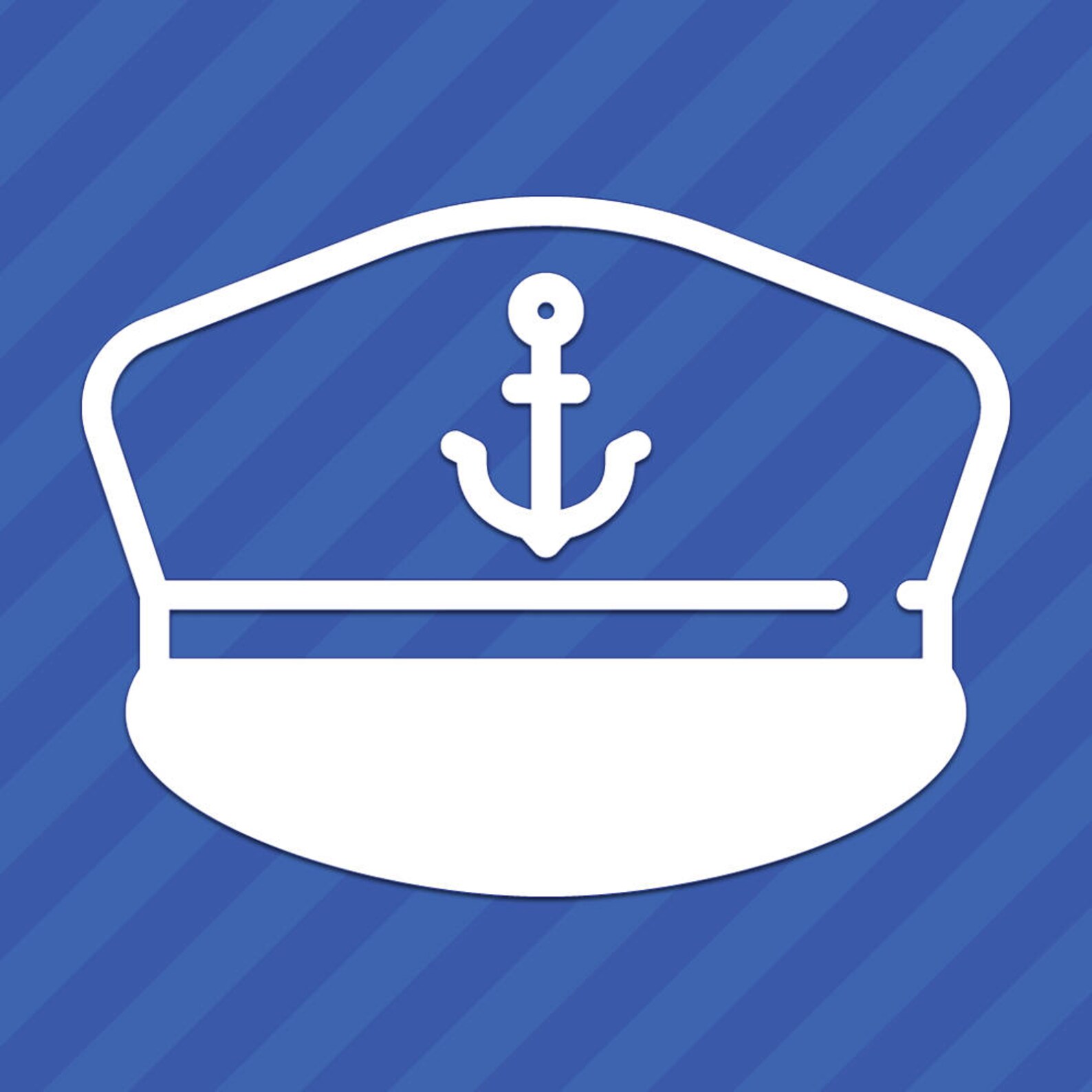 Marine Hat Vinyl Decal Sticker - Etsy