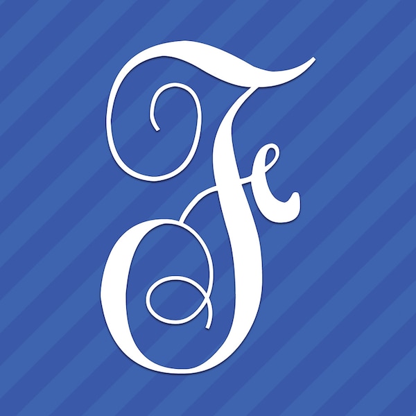 Letter F Monogram - Etsy