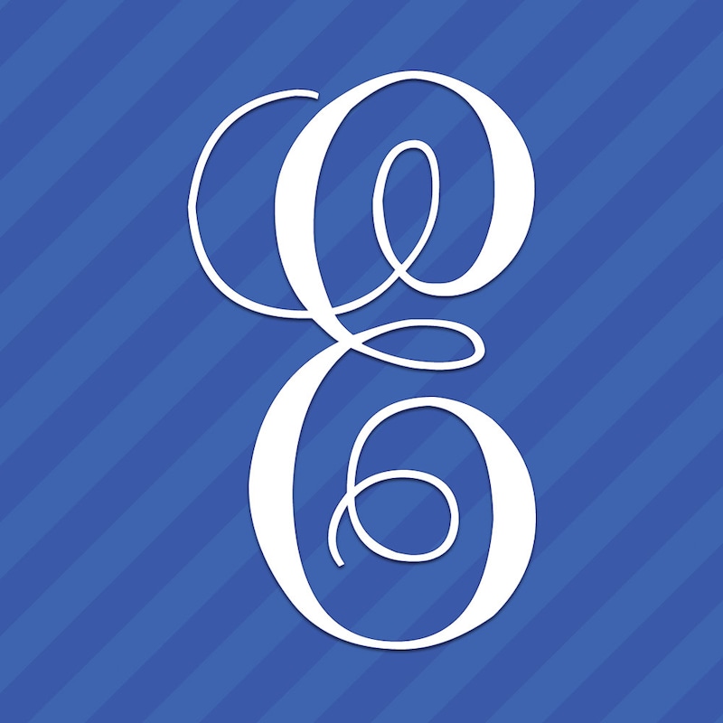 E Monogram - Etsy
