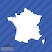 France Country State Outline Vinyl Decal Sticker - Etsy