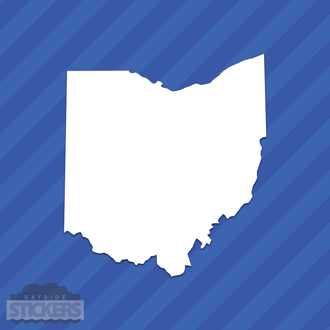 Ohio OH State Outline Vinyl Decal Sticker - Etsy