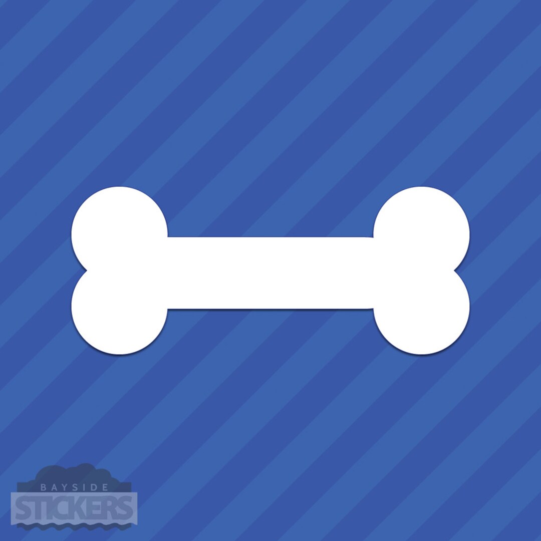 Dog Bone Vinyl Decal Sticker - Etsy