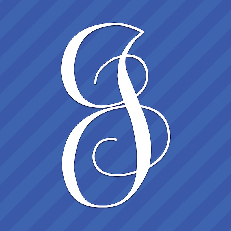 Letter J Monogram - Etsy