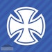 Round Maltese Cross Vinyl Decal Sticker Knights Iron Templar - Etsy