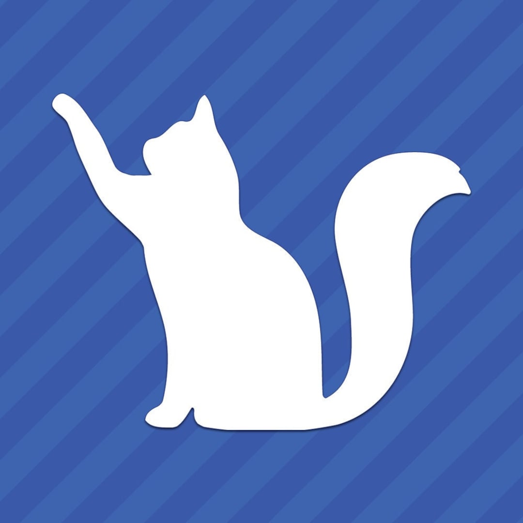Cat Vinyl Decal Sticker - Etsy