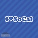 I Love Socal Heart Vinyl Decal Sticker Southern California Los Angeles ...
