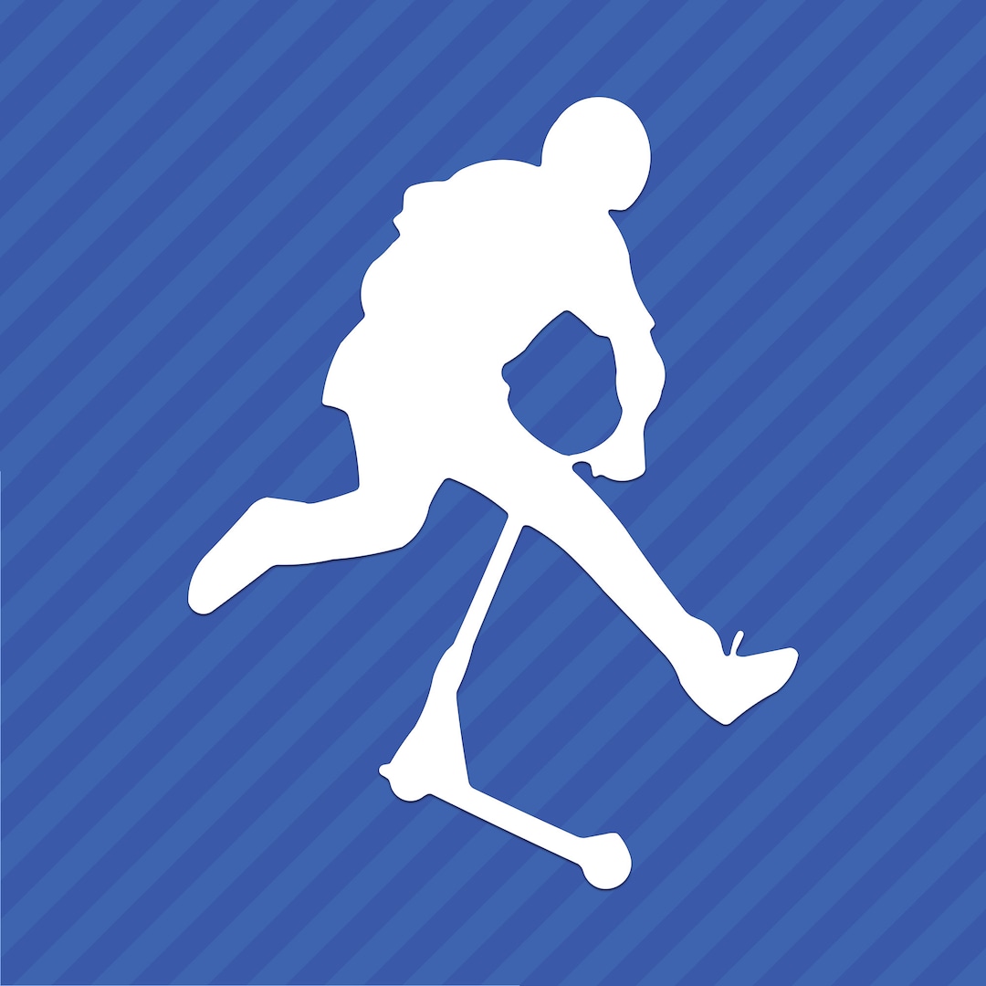 Boy Riding Scooter Vinyl Decal Sticker - Etsy