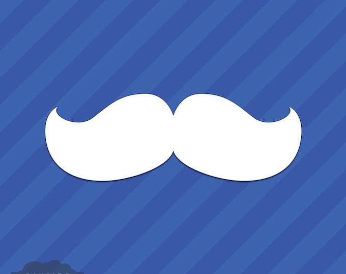 I Mustache You A Question Vinyl Decal Sticker - Etsy
