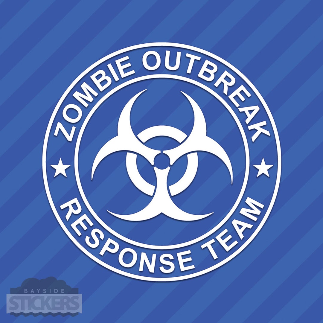 Zombie Outbreak Response Team Vinyl Decal Sticker - Etsy