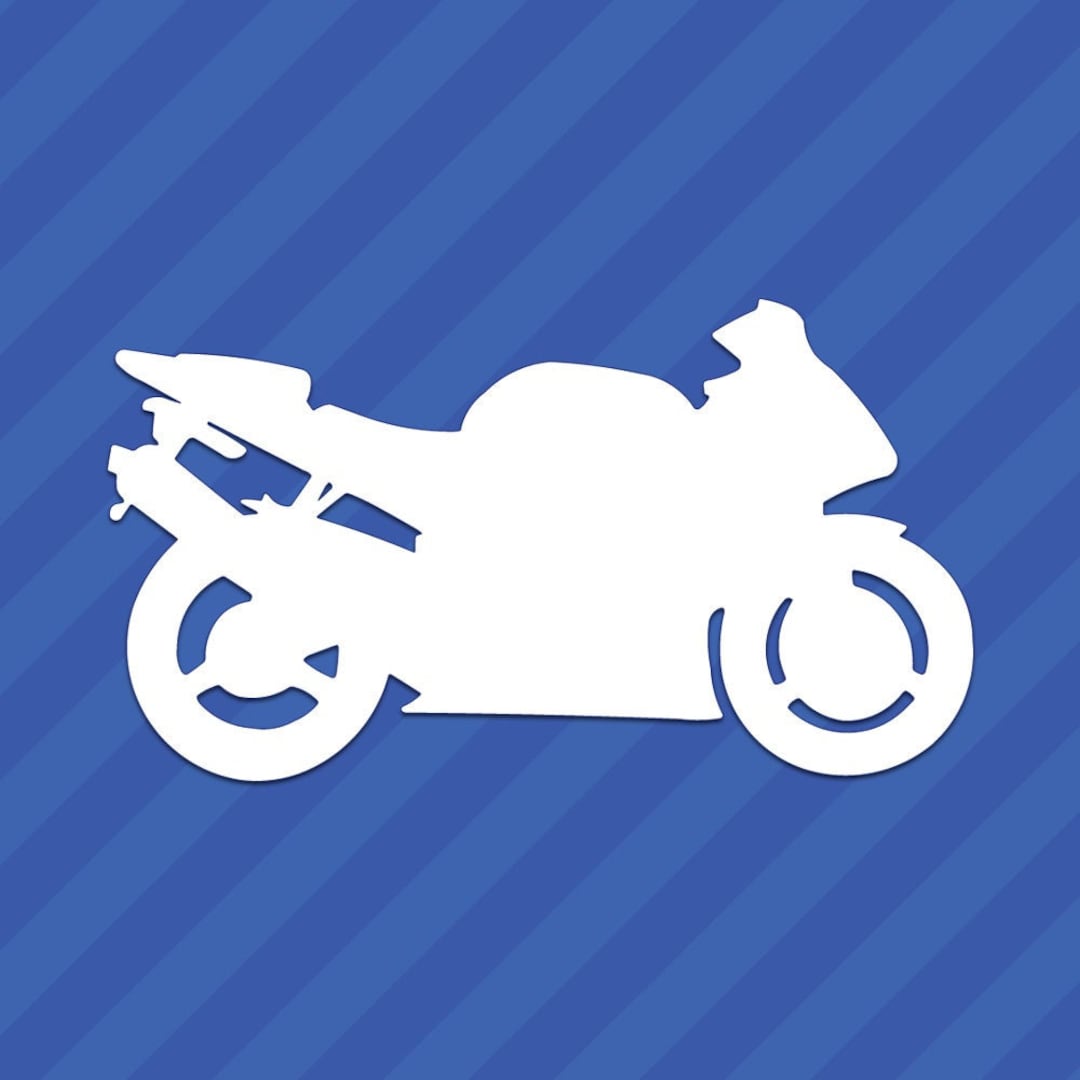 Motorcycle Vinyl Decal Sticker - Etsy