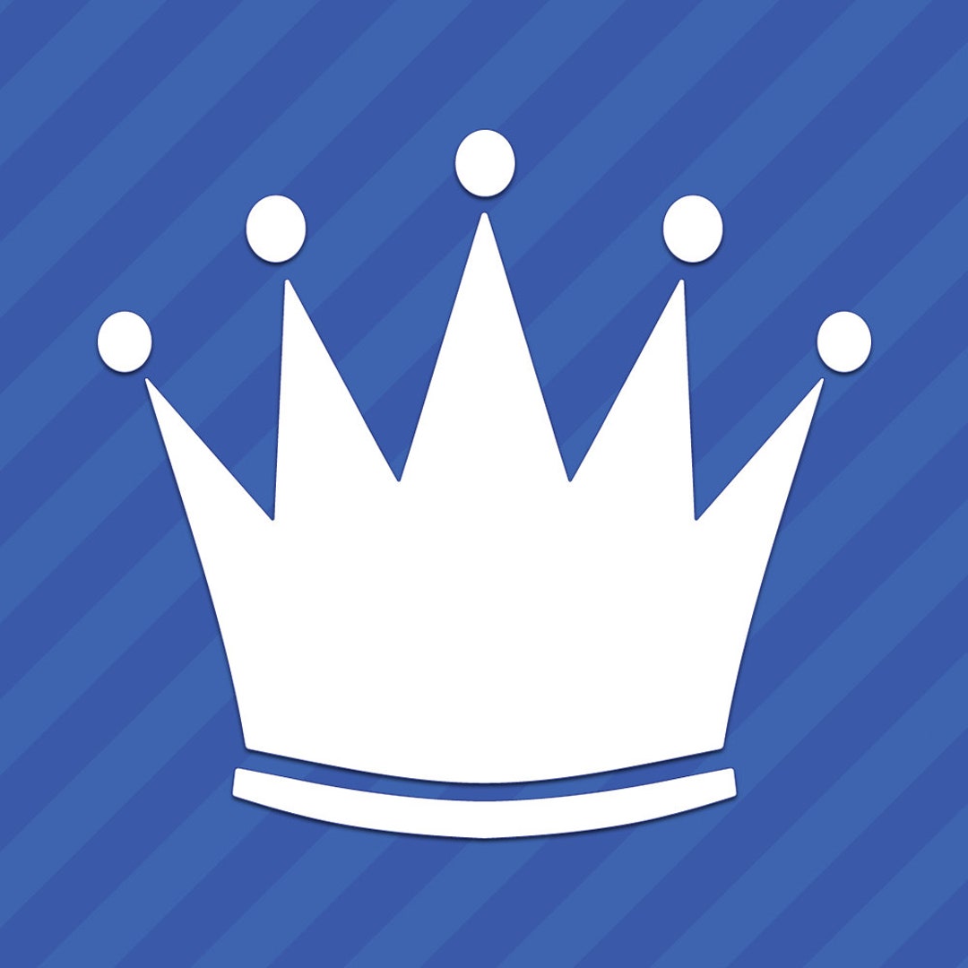 Crown Vinyl Decal Sticker - Etsy