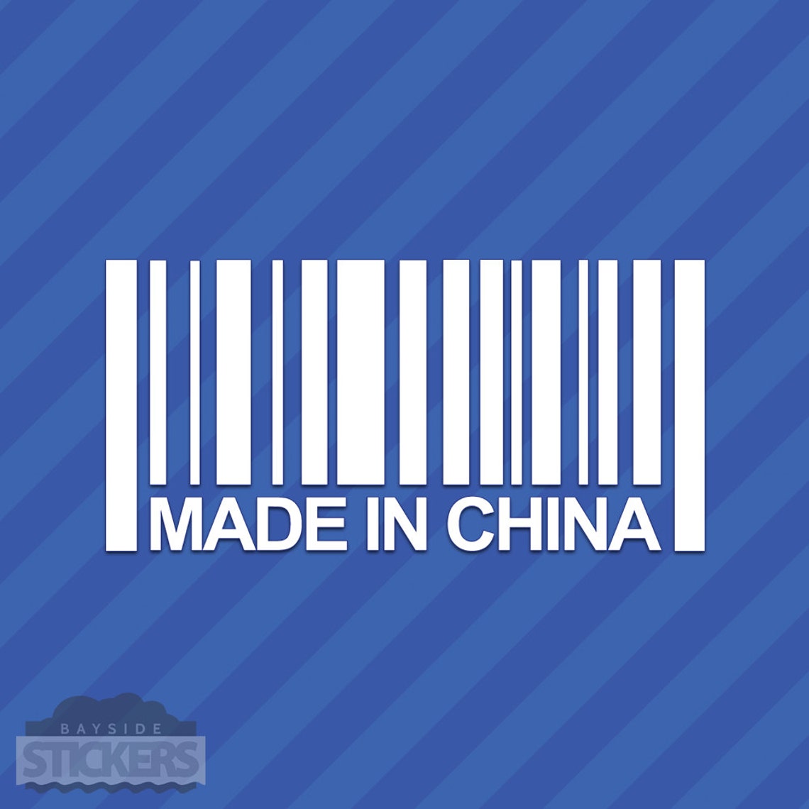 Made in China Barcode Vinyl Decal Sticker Chinese - Etsy