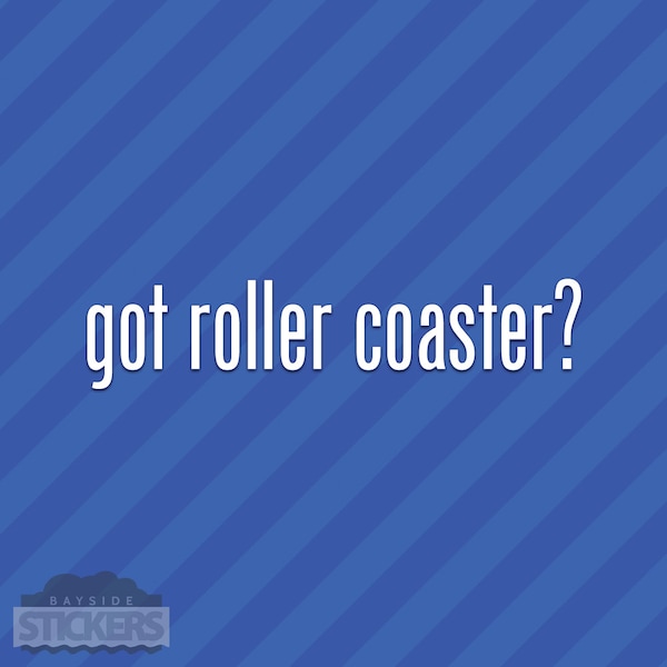 Roller Coaster Stickers - Etsy