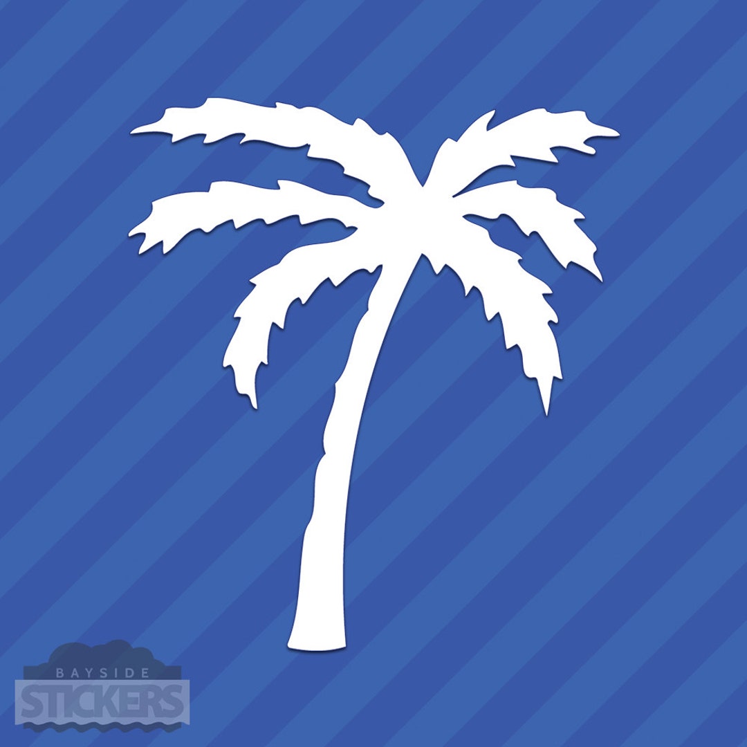 Palm Tree Vinyl Decal Sticker - Etsy