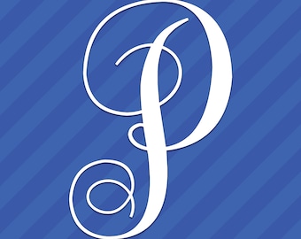 Monogram Letter P - Etsy