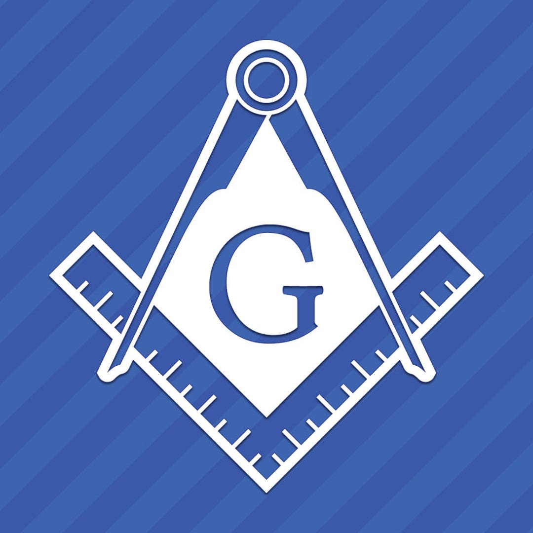 Freemason Logo Vinyl Decal Sticker Templar Masonic - Etsy