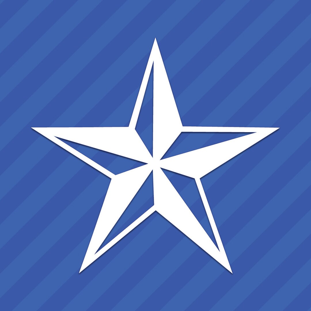 Nautical Star Symbol Vinyl Decal Sticker - Etsy