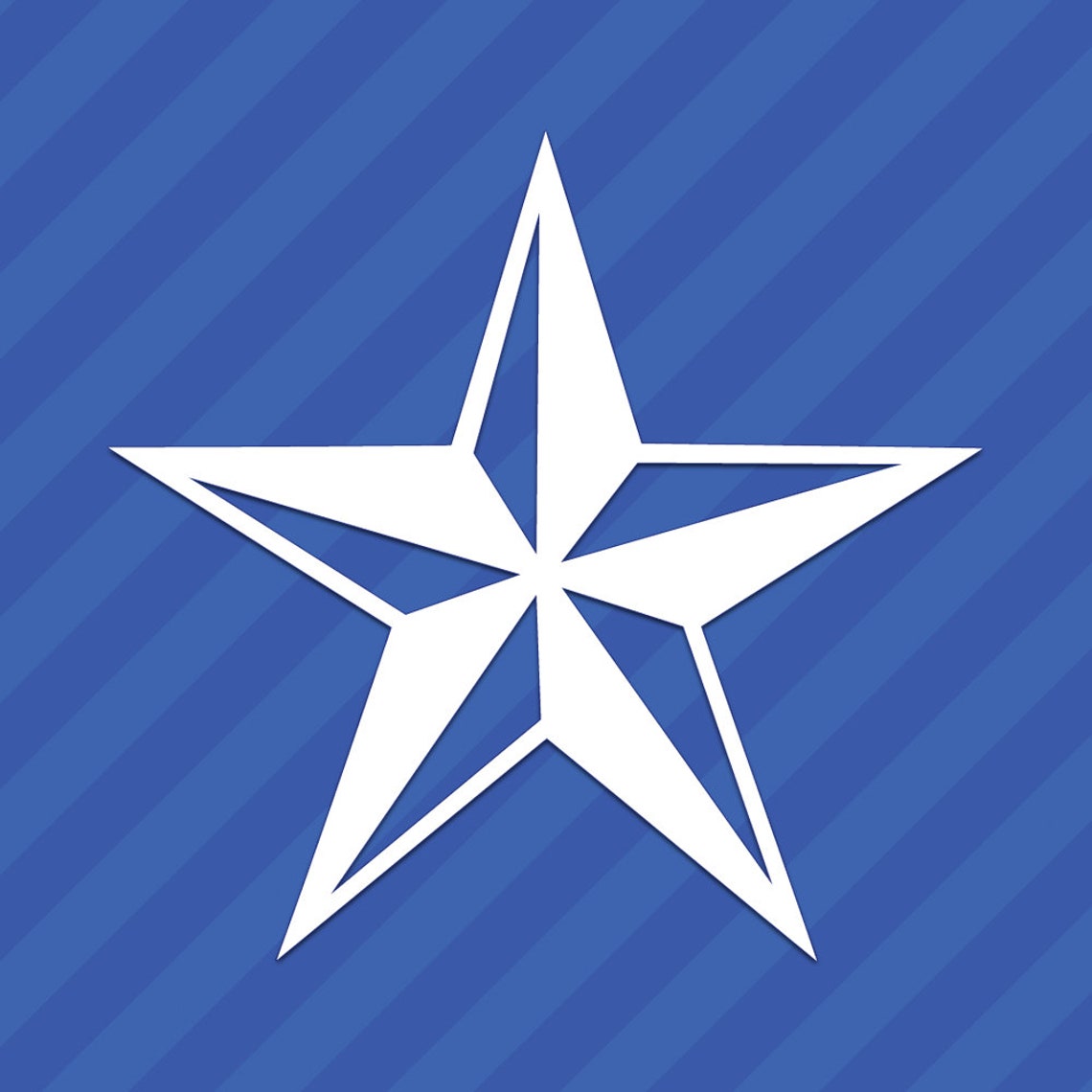 Nautical Star Symbol Vinyl Decal Sticker - Etsy
