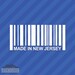 Made in New Jersey NJ Barcode Vinyl Decal Sticker - Etsy