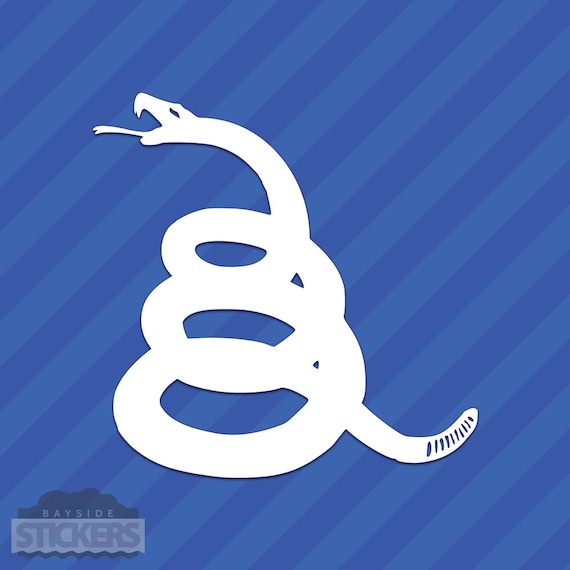 Don't Tread on Me Snake Vinyl Decal Sticker - Etsy