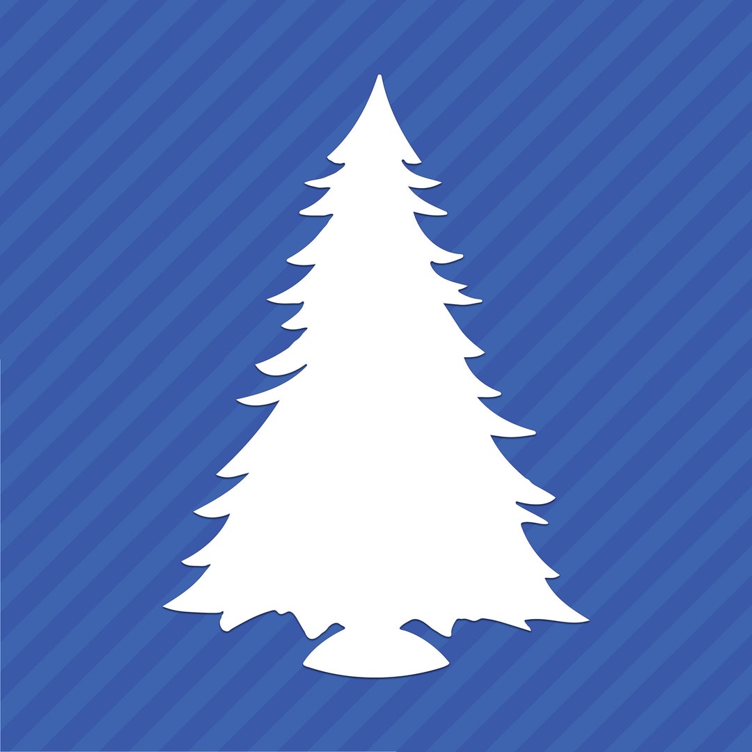 Christmas Tree Vinyl Decal Sticker - Etsy